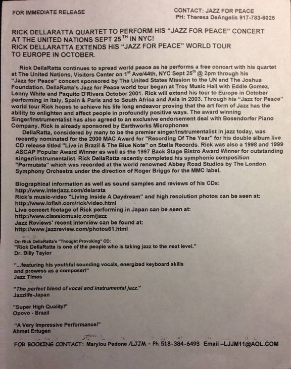 United Nations Concert September 25, 2002